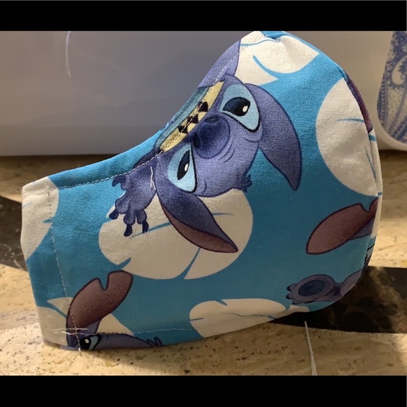 Accessories | Stitch Mask Original Disney Fabric Reversible | Poshmark